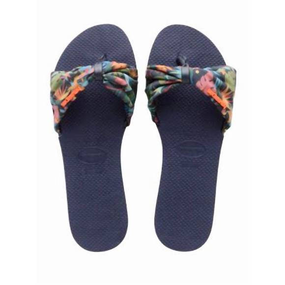 Havaianas | Shoes | New Havaianas Tropical Print Strap Flip Flop In ...